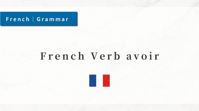 French Verb avoir | Usage and Conjugation Explained