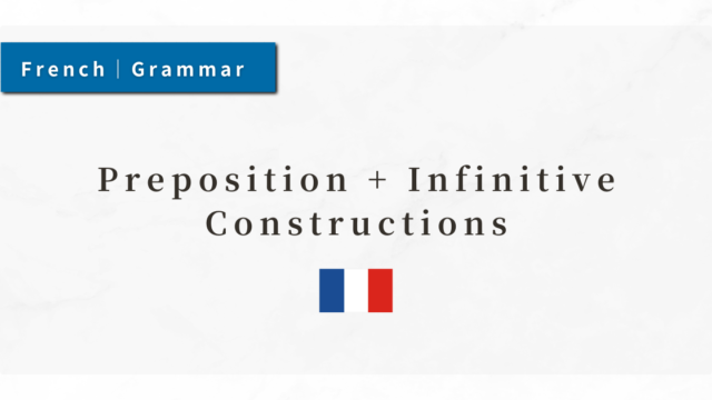 “Preposition + Infinitive” Constructions | Combination Rules Explained